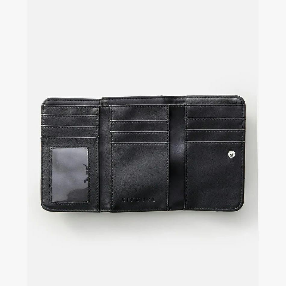 Rip Curl Mixed Floral Mid Wallet BLACK - Southern Man