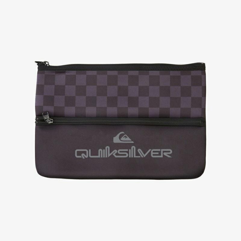 Quiksilver Blocked Jumbo Pencil Case BLACK/GREY, NAUTICAL BLUE ...