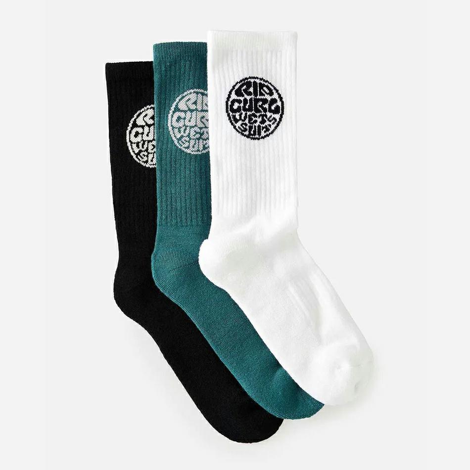 Rip Curl Mens Wetty Crew Sock - 3 Pack MULTICO, DARK NAVY - Southern Man