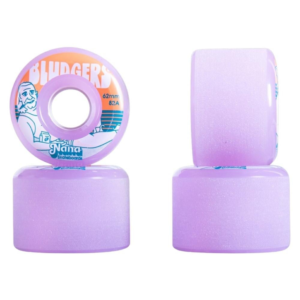 Nana Skateboards 69MM Bludgers Wheels FLAMIN GALLAH, LAVENDER RINSE ...