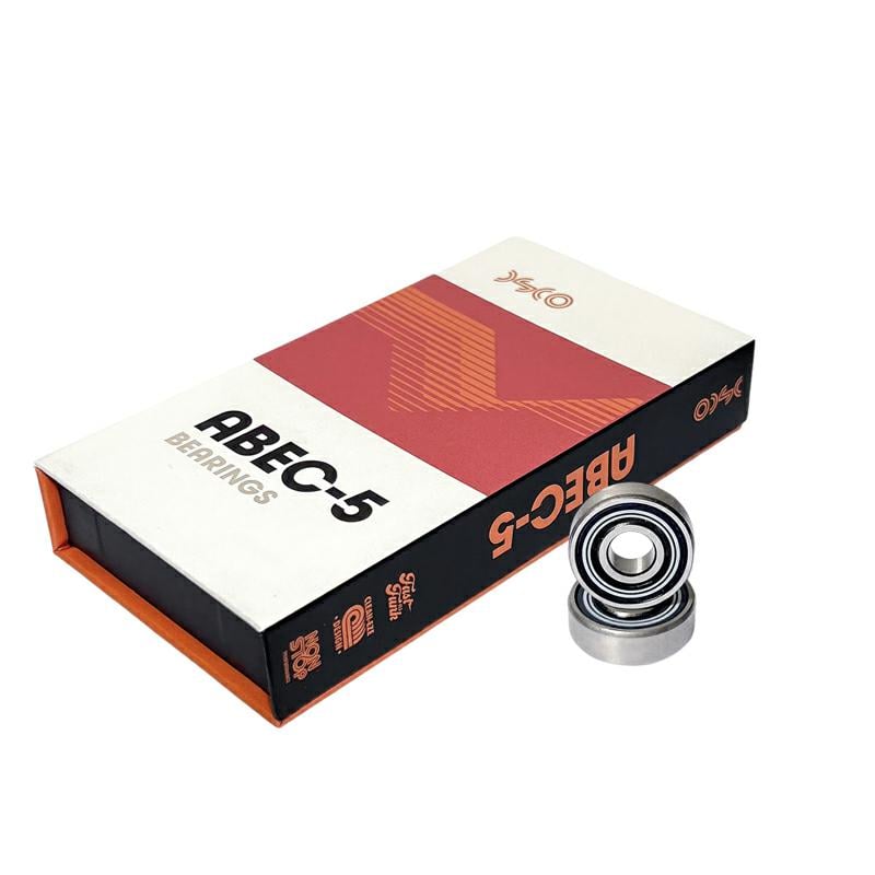 DSCO BEARINGS ABEC 5 BLACK WHITE SHIELDS - Southern Man