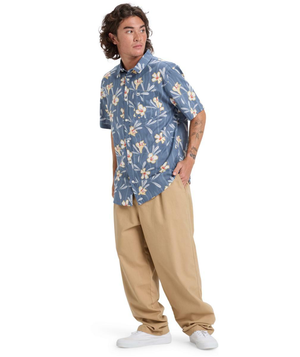 Quiksilver Apero Classic - Short Sleeves Shirt for Men CHINA BLUE DUSTY ...