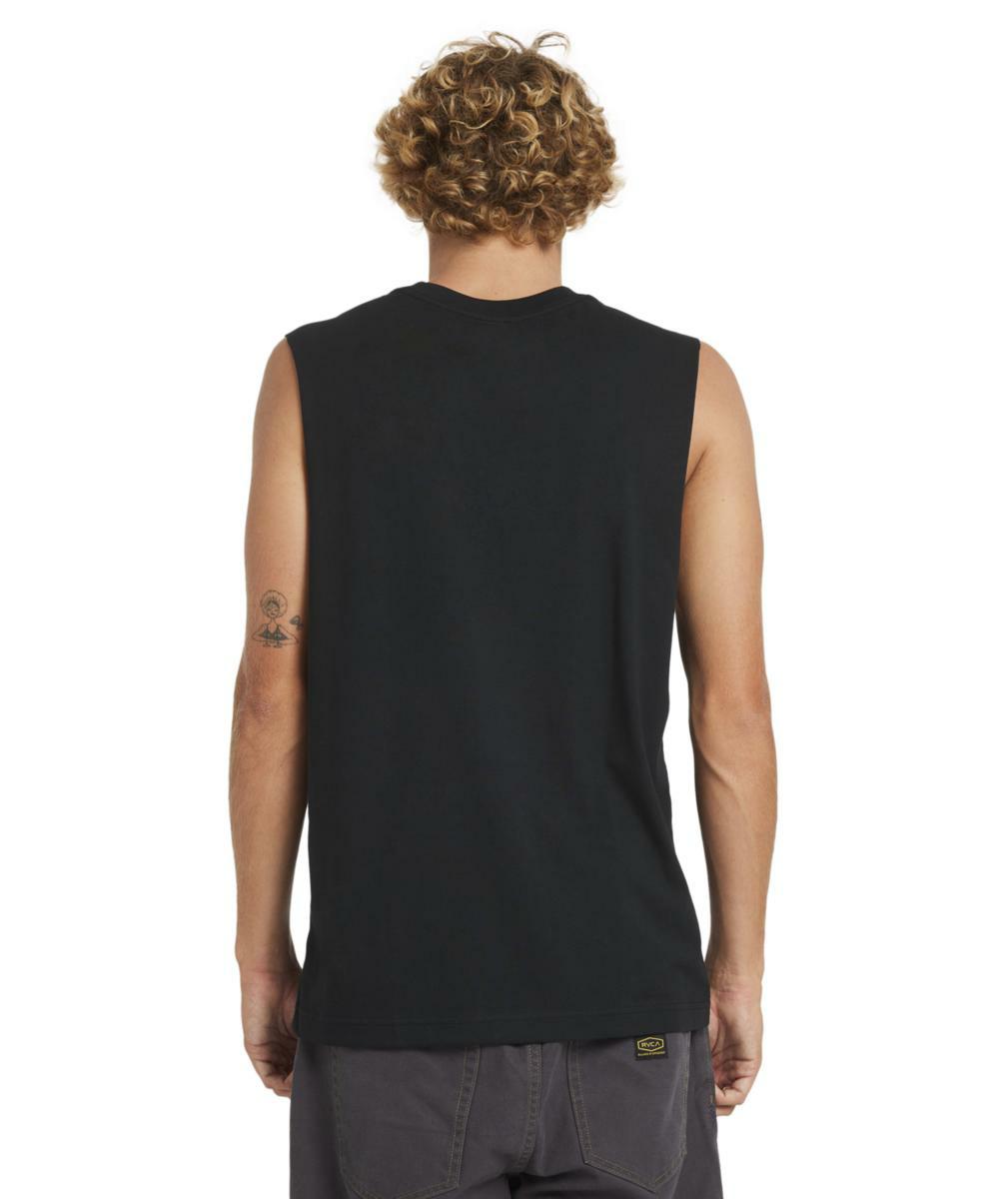 RVCA Meric Text Muscle BLACK - Southern Man