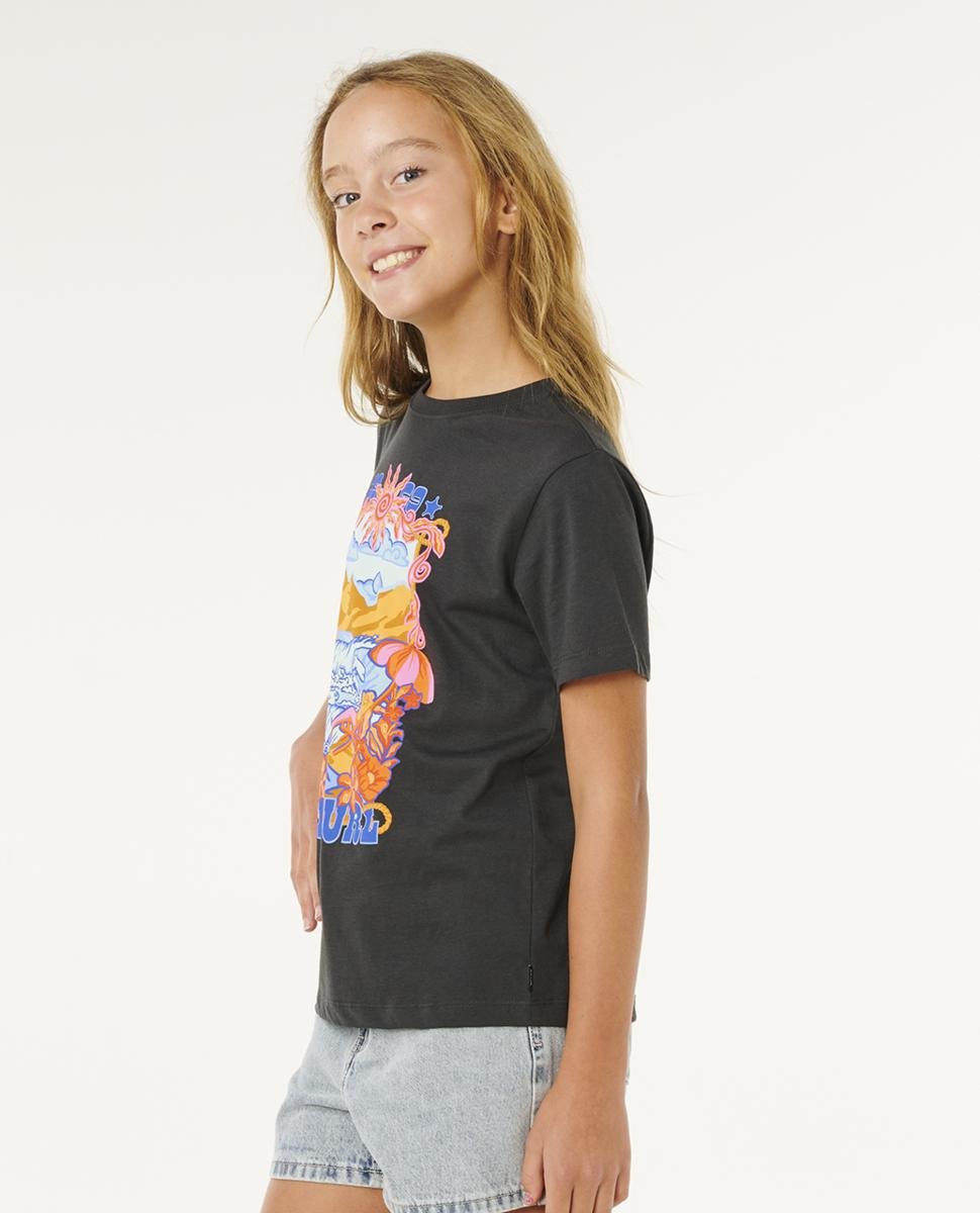 Rip Curl Sunshine Squad Band Tee - WASHED BLACK - Southern Man