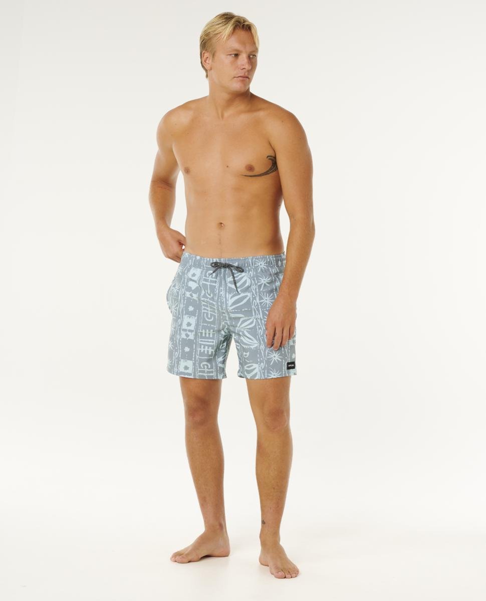 Rip Curl Sessions Volley MINERAL BLUE, WASHED BLACK - Southern Man