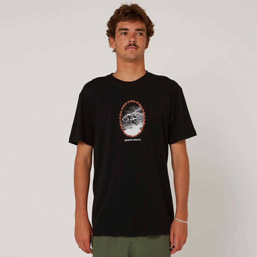 Ocean and Earth Mens Grab Tee BLACK - Southern Man
